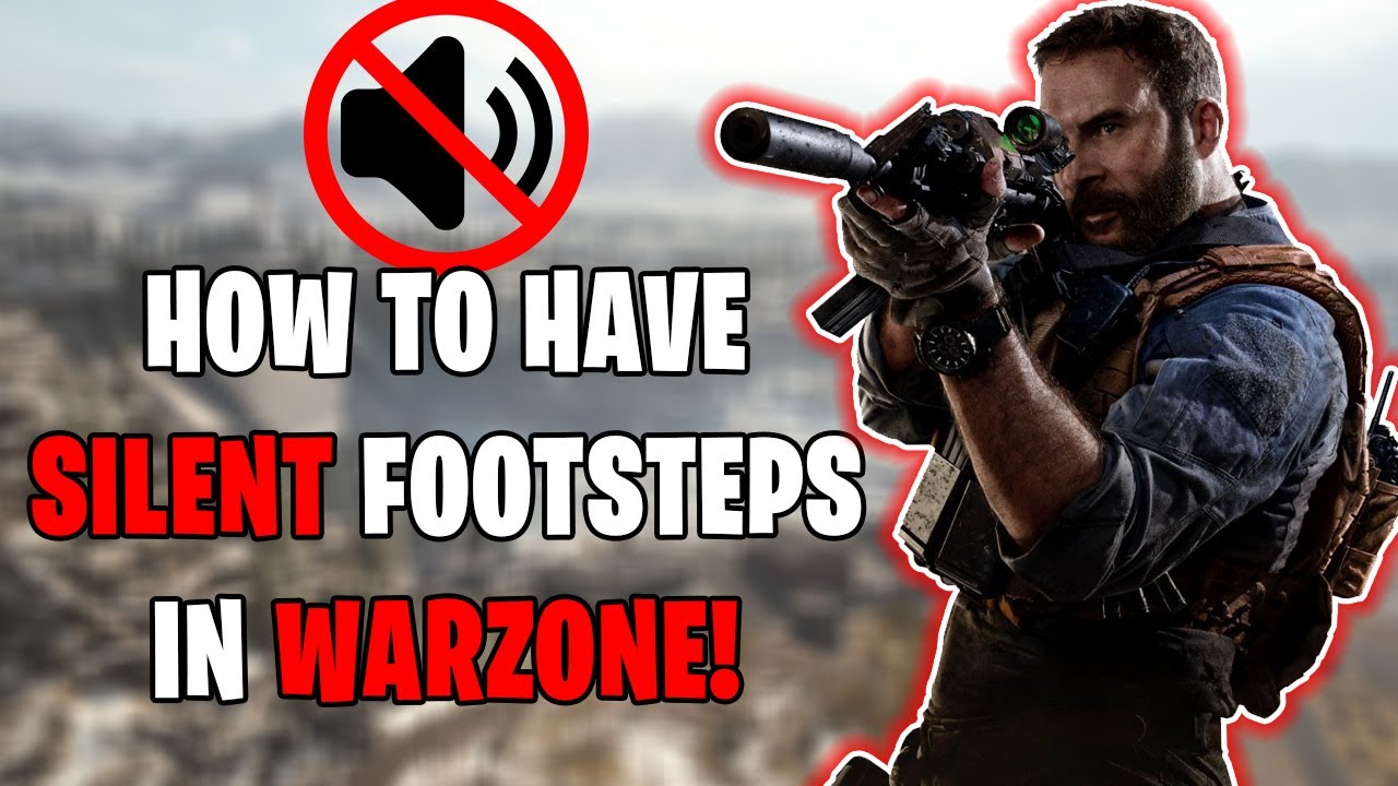 How to have SILENT FOOTSTEPS in WARZONE!!! (Warzone Battle Royale Tips ...