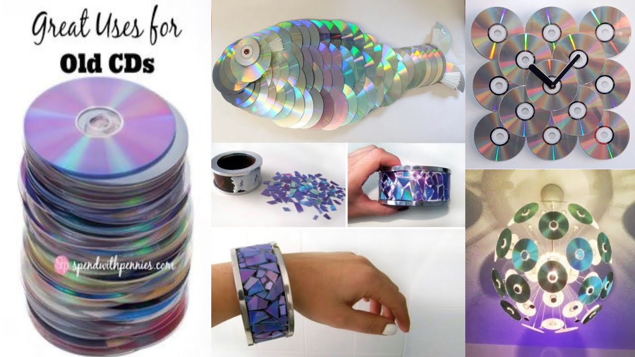 Recycling Cd Craft Ideas | Cd Recycling Idea | Cd Craft Diy |Art and ...