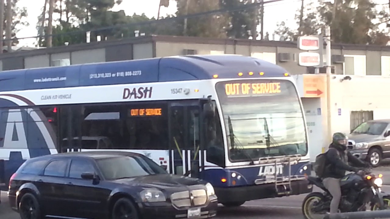 LADOT DASH BUS 15347 - YouTube