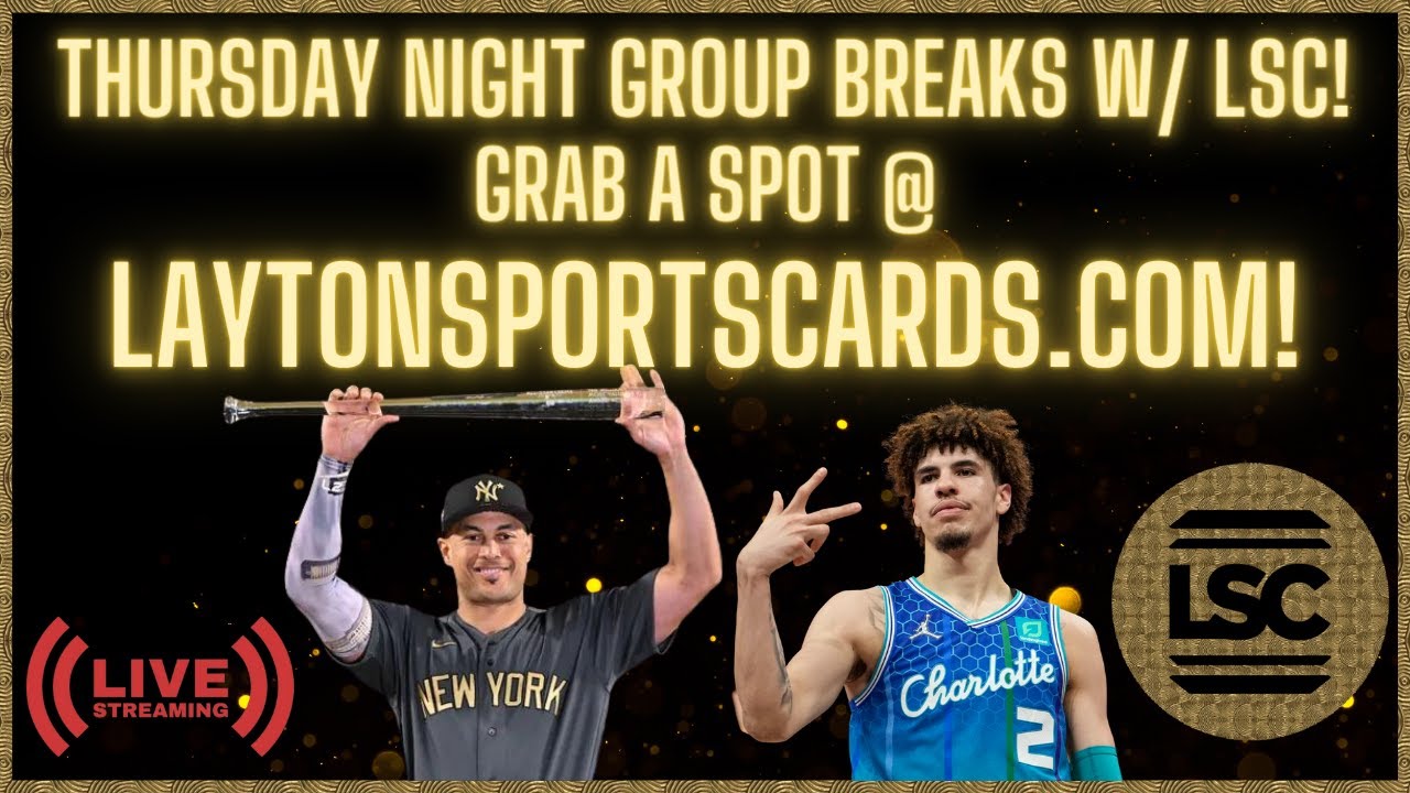 Thursday Night Group Breaks & Personals w/ LSC! - YouTube