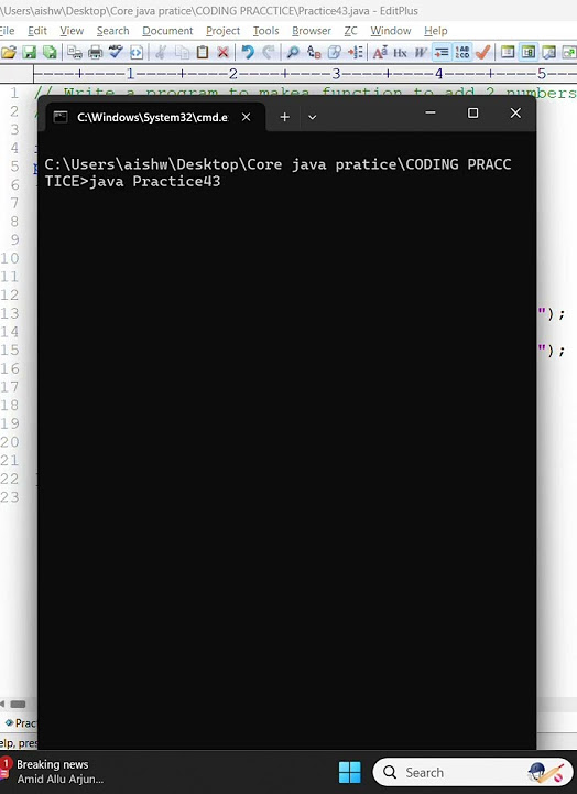 #day 43 Java practice #100dayschallengewithnontechcoder #100daysofcodechallenge - YouTube