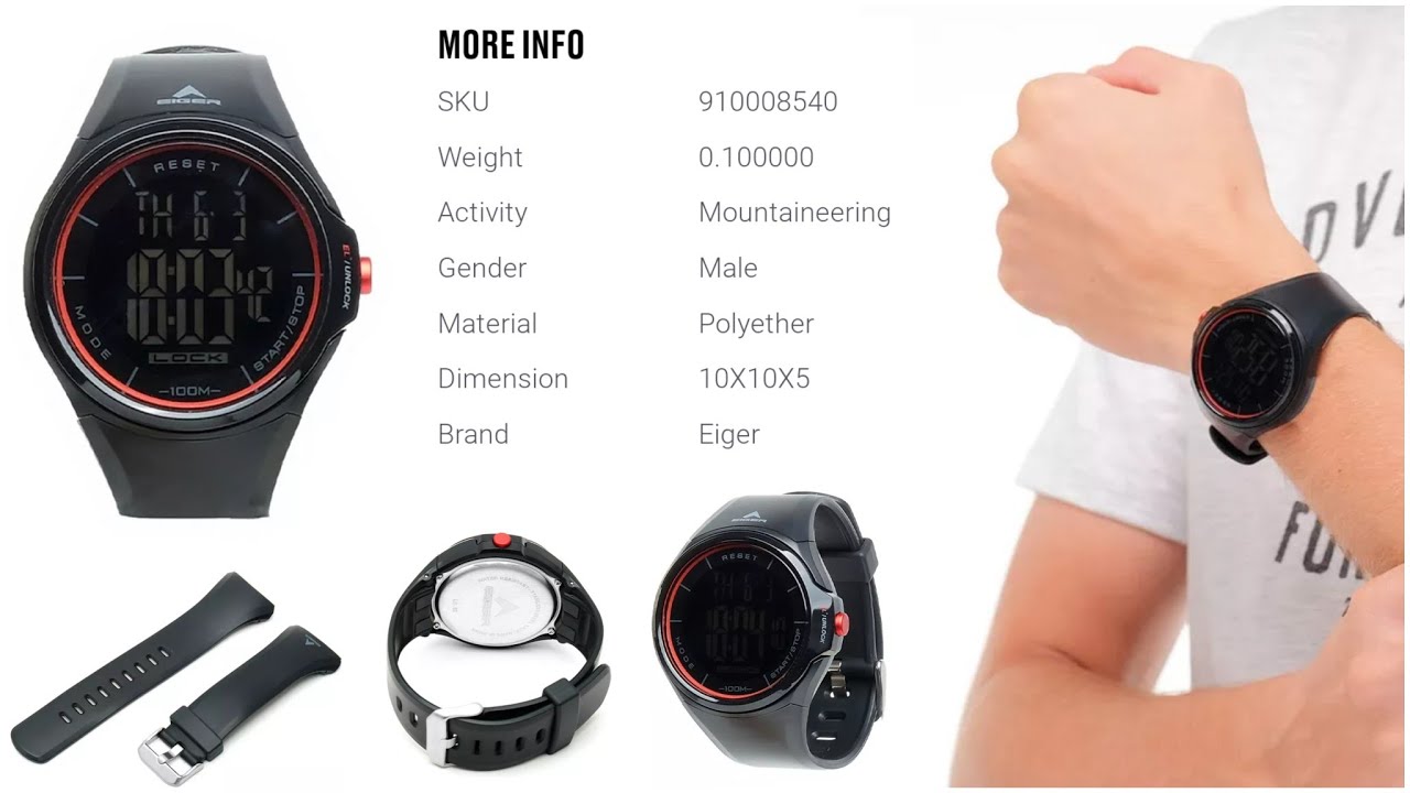 JAM TANGAN EIGER LAYAR SENTUH || EIGER JAM TOUCHDIGI 1.0 WATCH ...