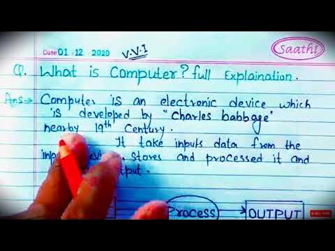 कंप्यूटर का परिचय-Introduction of Computer in Hindi| Few Line on ...