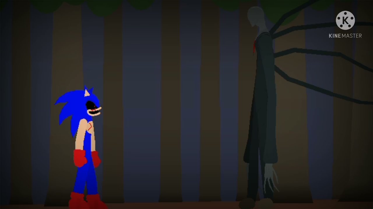 Sonic.Exe VS Slenderman (Early 400 subs special) | Loud sounds warning ...