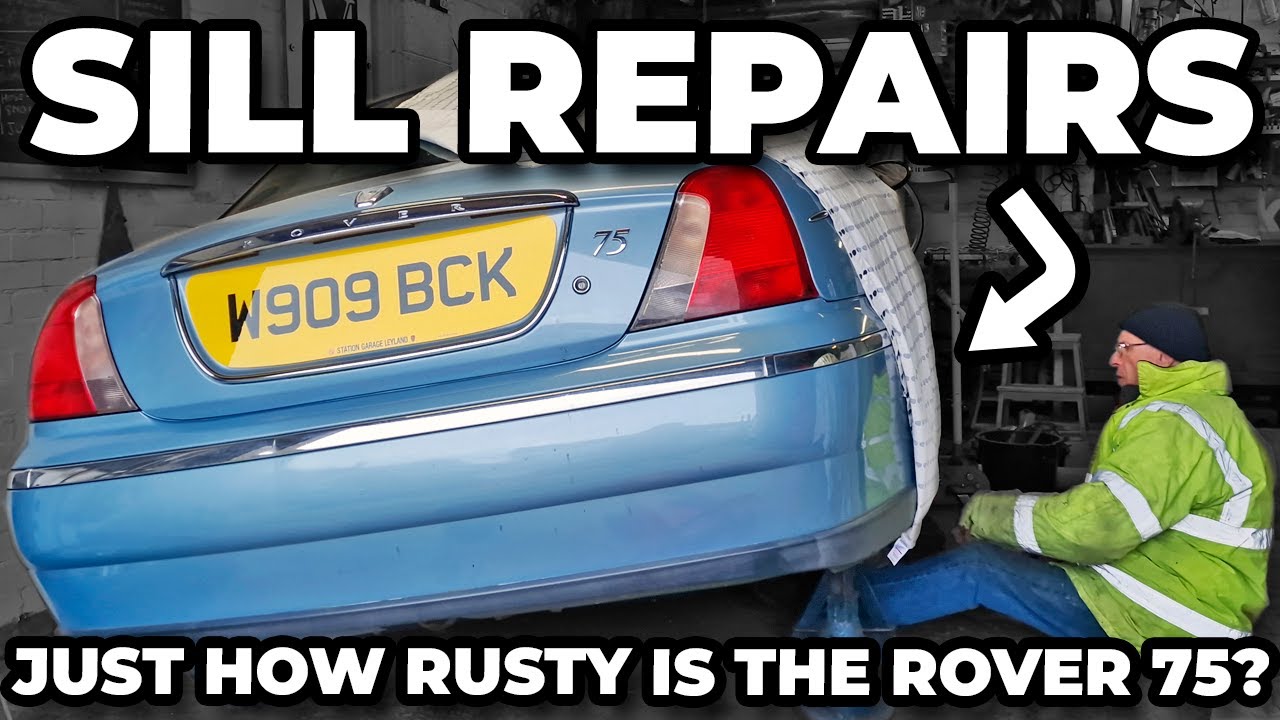 Rusty Rover 75 Sill Repairs Started - Metal Fabrication & More Rot ...