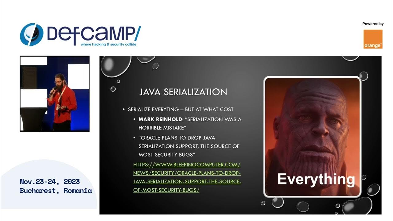 5.0 Shades of Java Exploitation at DefCamp 2023 - YouTube