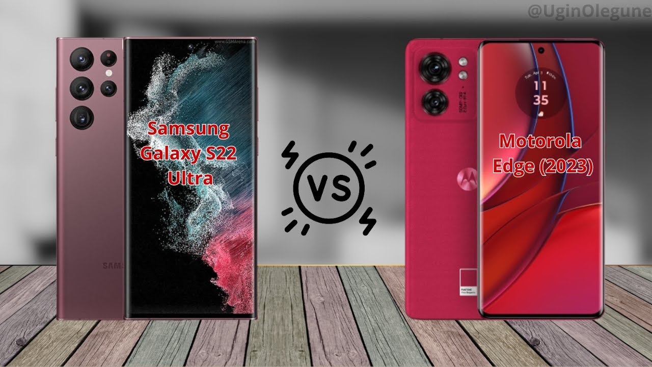 Samsung Galaxy S22 Ultra vs Motorola Edge 2023 - YouTube
