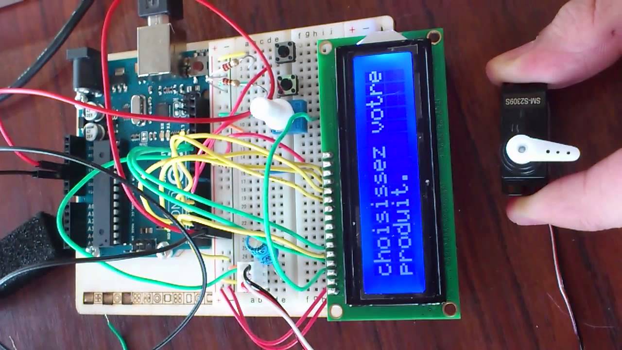 arduino "machine à boisson" - YouTube