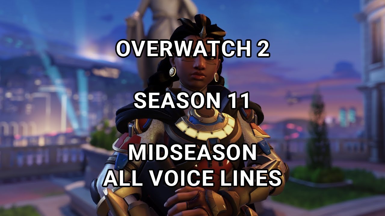 Overwatch 2 Season 11 Midseason All New Voice Lines Space Ranger ...