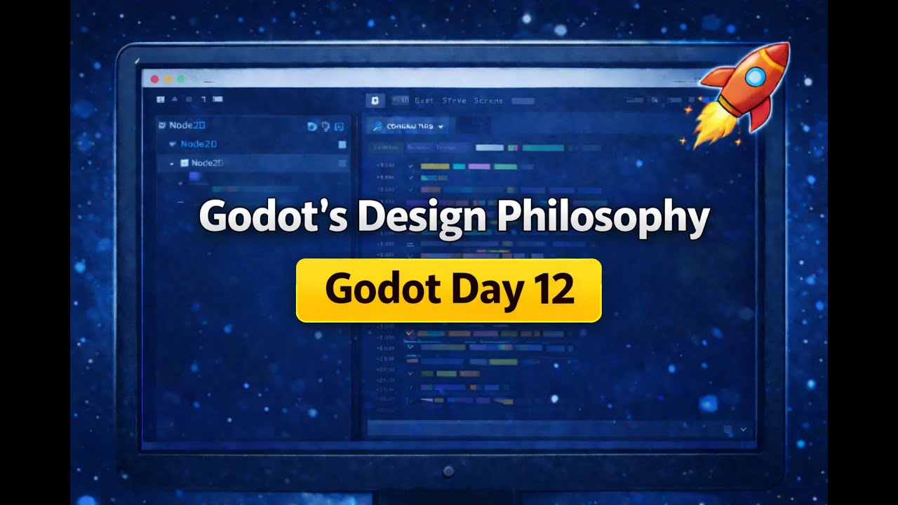 Godot Day 12 : Godot's design philosophy Part 2 - Final - YouTube