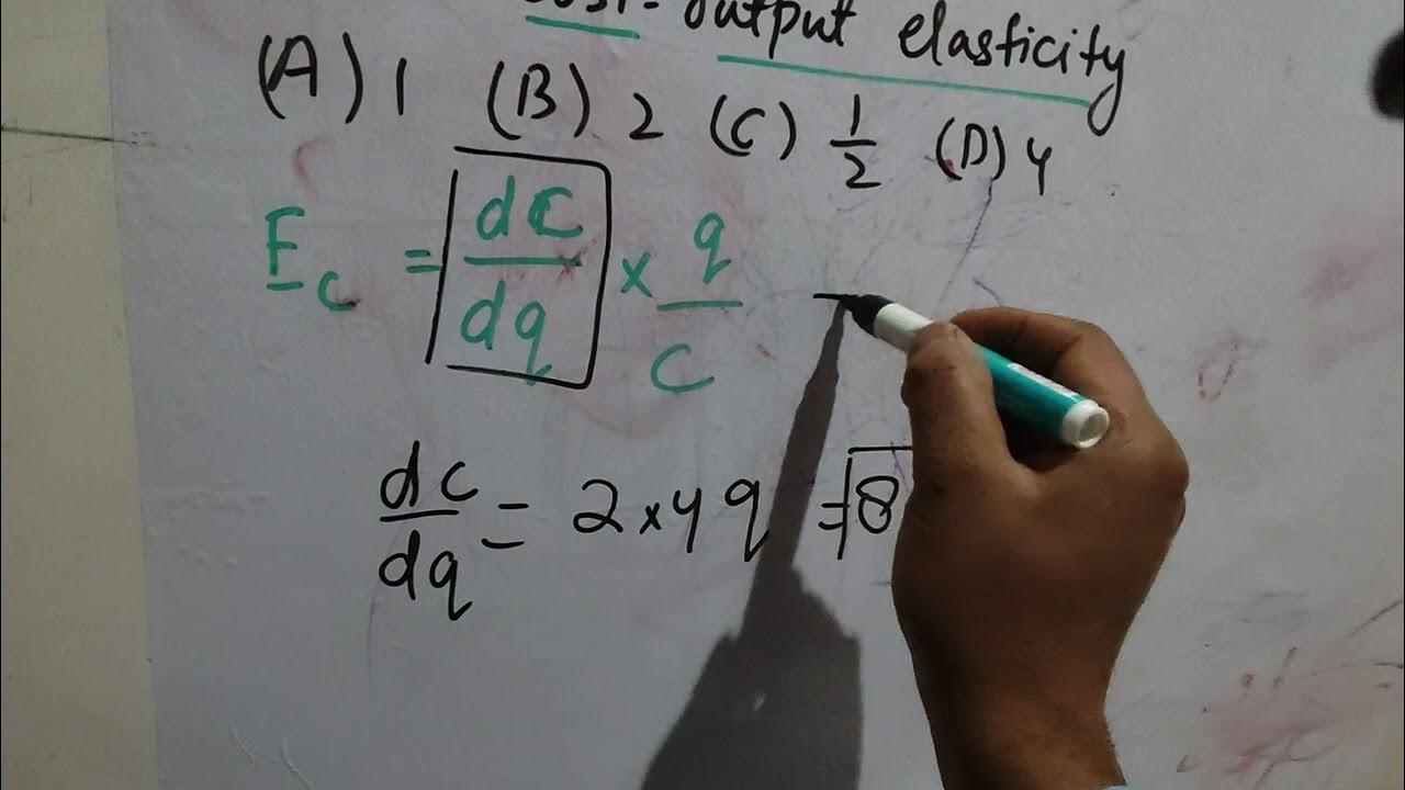 cost output elasticity - YouTube