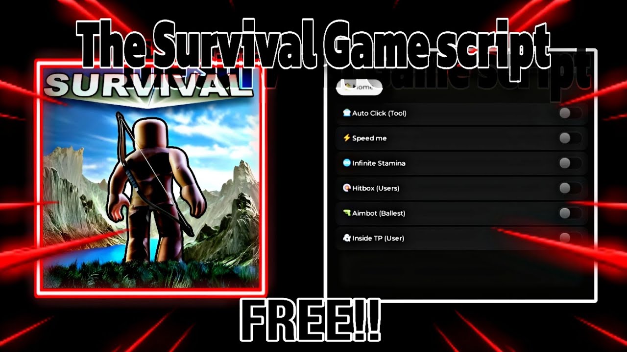 The Survival Game Script Free (The Best) - YouTube