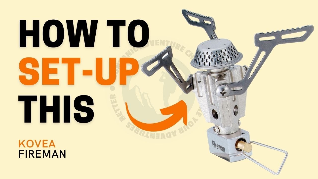 How to easily set up | Kovea | Fireman - YouTube