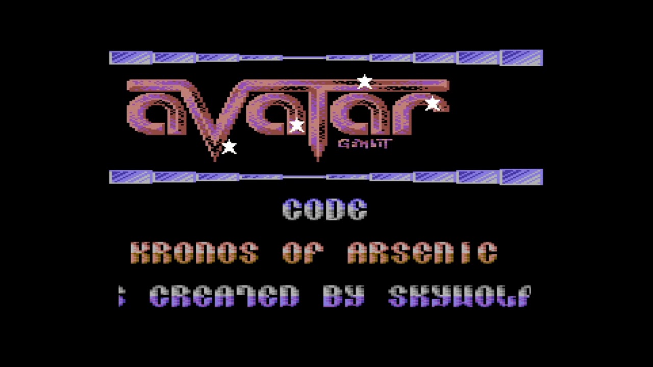 Avatar - Avatar Intro (Mangrove) | C64 Crack Intro - YouTube