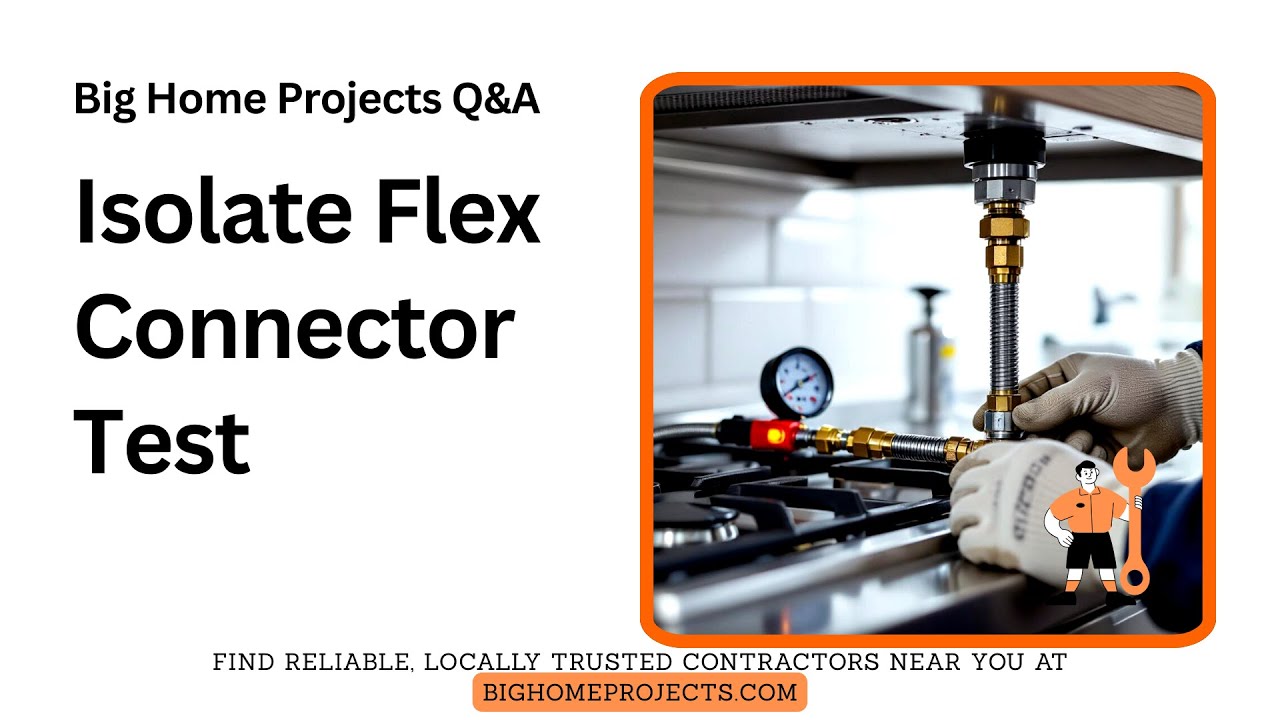 Flex-Connector Isolation Test Tips for Gas Lines - YouTube