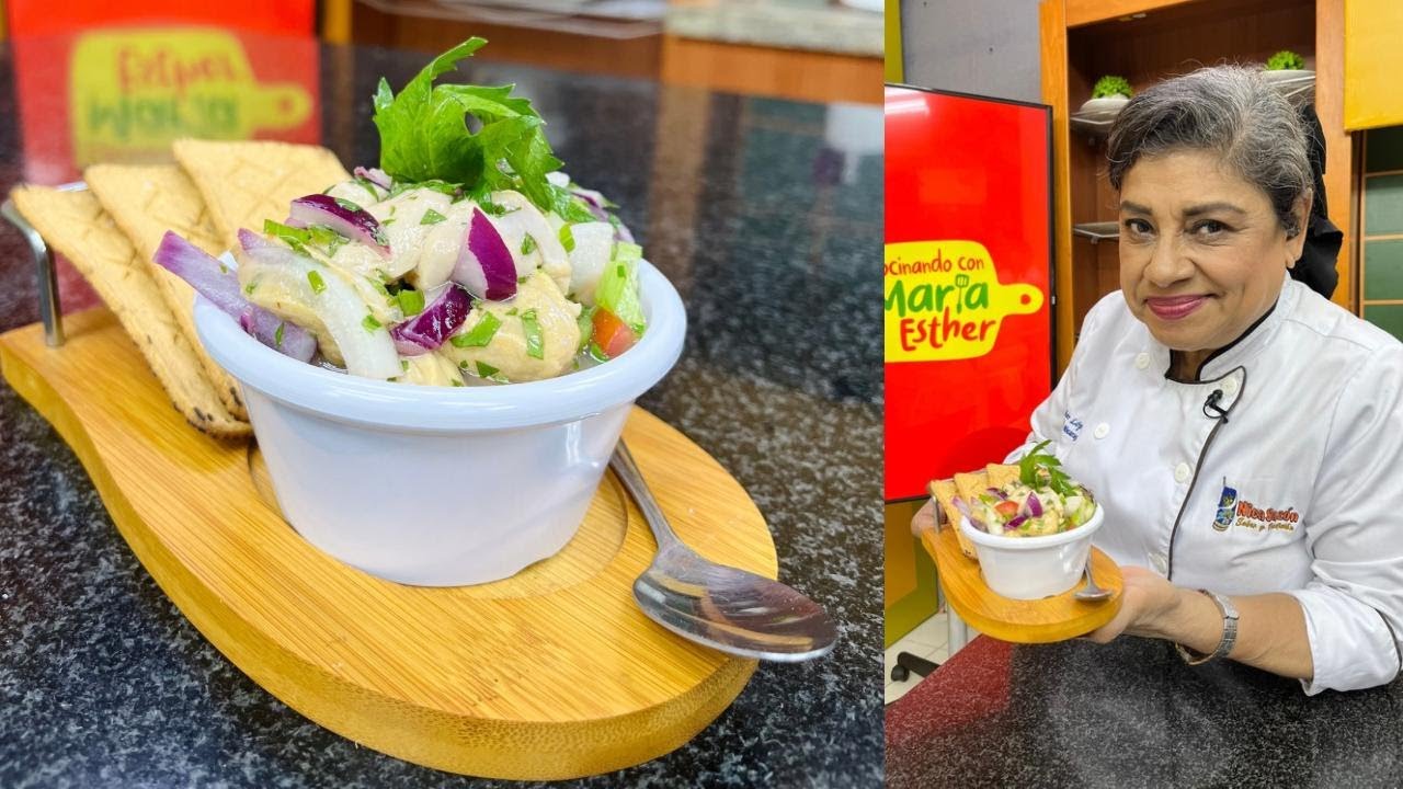 Ceviche de huevos de toro || COCINANDO CON MARÍA ESTHER - YouTube