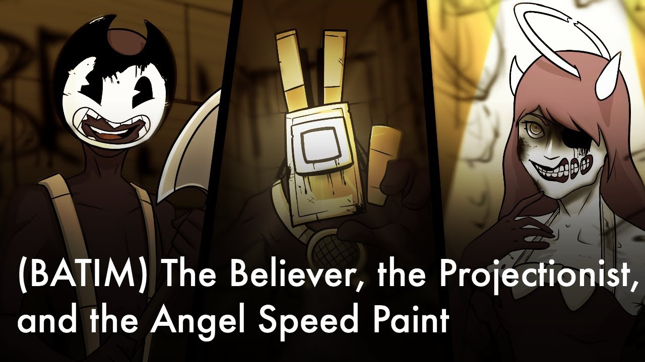 BATIM The Believer, the Projectionist, and the Angel Speed Paint - YouTube
