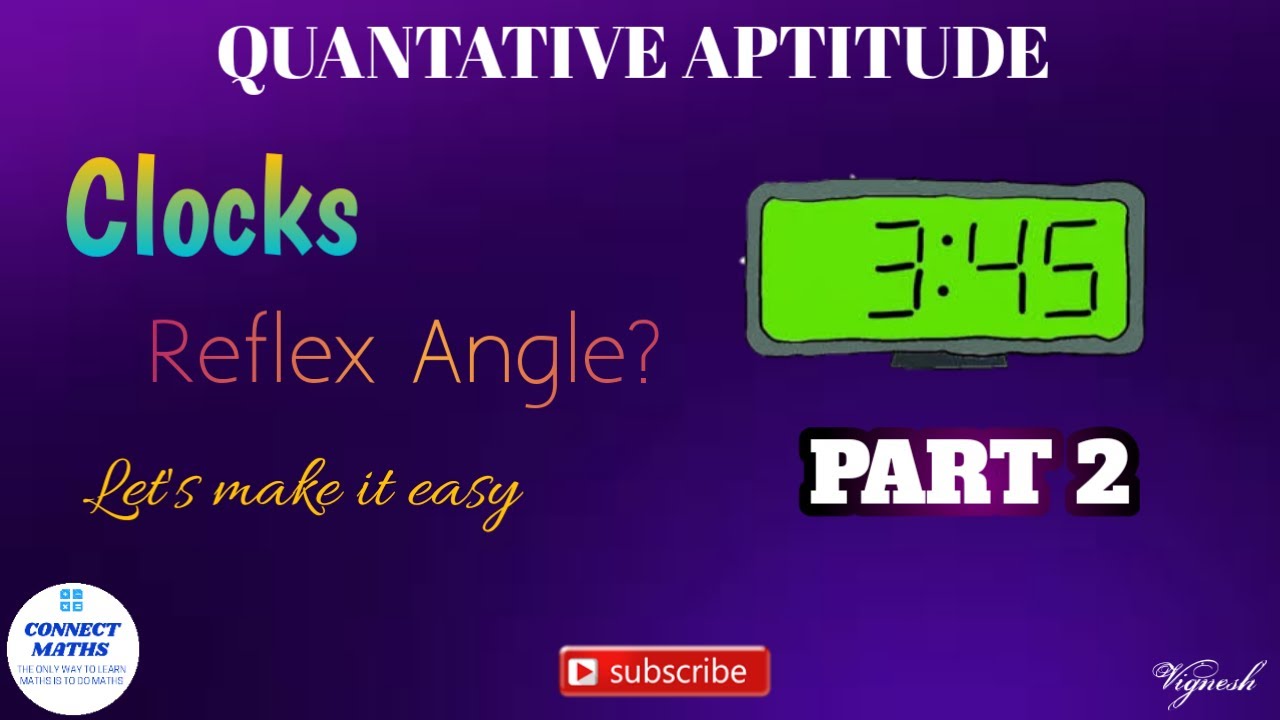 Quantative Aptitude || clock || part 2 || tamil ||connect maths ...