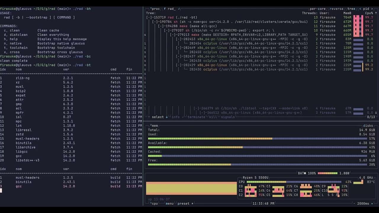 Bootstrap Toolchain — glaucus Linux - YouTube