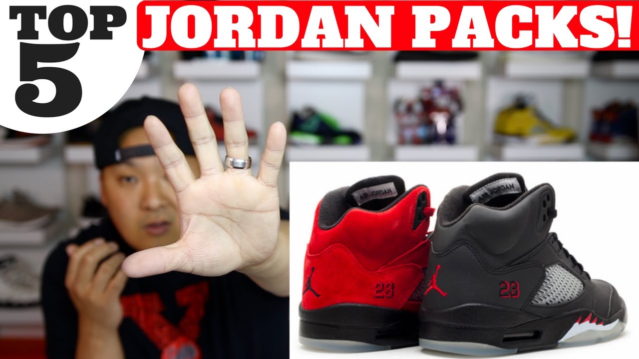 TOP 5 AIR JORDAN SNEAKER PACKS OF ALL TIME!! - YouTube