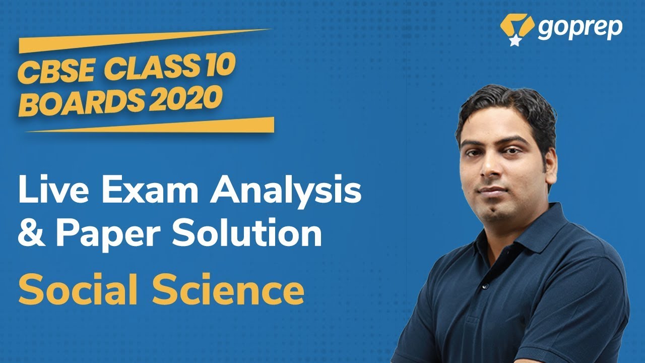 CBSE Class 10 SST Question Paper 2020 Analysis Solution Difficulty cbse-class-10-sst-question-paper-2020-analysis-solution-difficulty