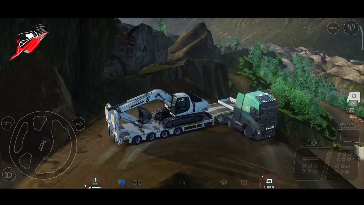 🚜🚛 Extreme JCB Transport in Truckers of Europe 3 | Heavy JCB Challenge ...