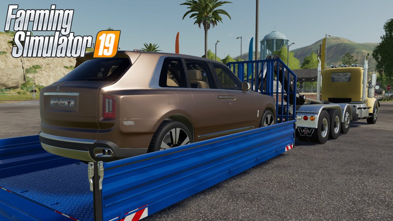 FS19 - TRANSPORTING LUXURY CAR with HookLift NEW Truck mod for Farming ...