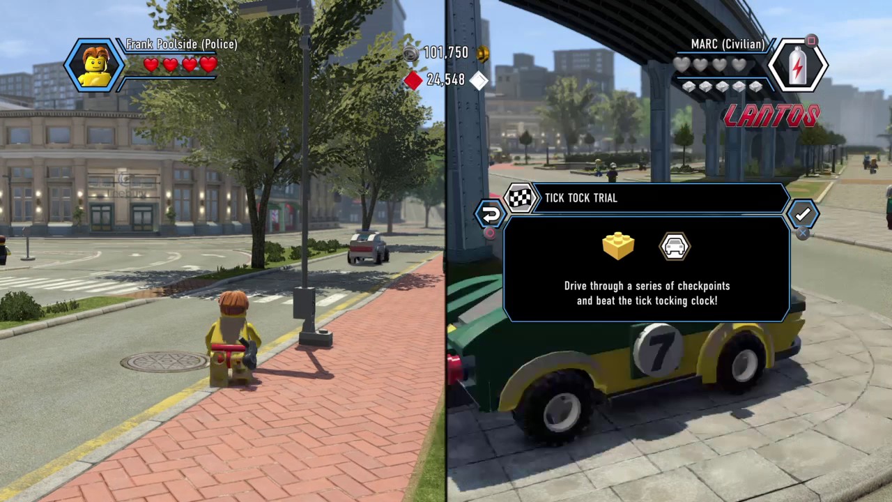LEGO® CITY UNDERCOVER train crashes into bus - YouTube