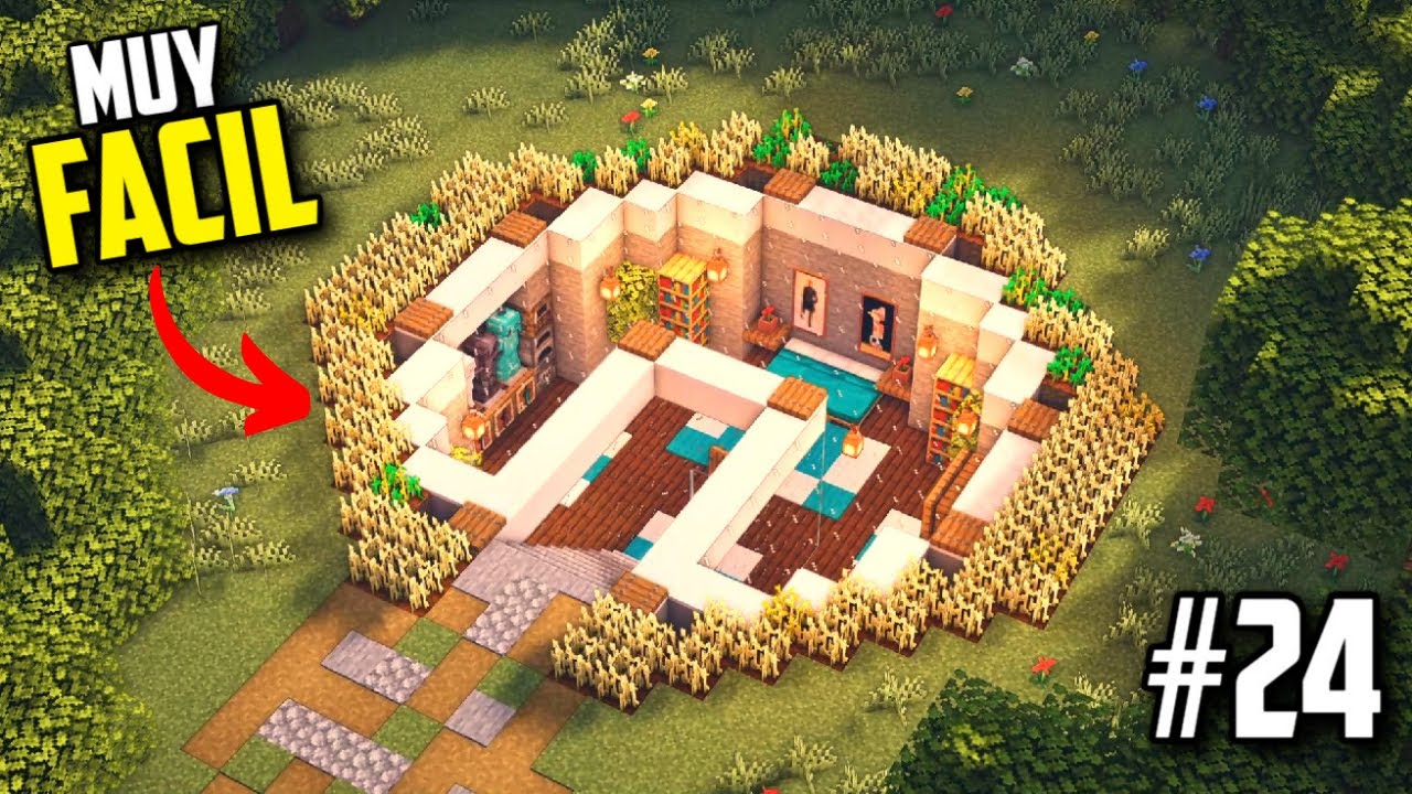 COMO HACER una CASA SUBTERRANEA en MINECRAFT SURVIVAL FACIL - YouTube