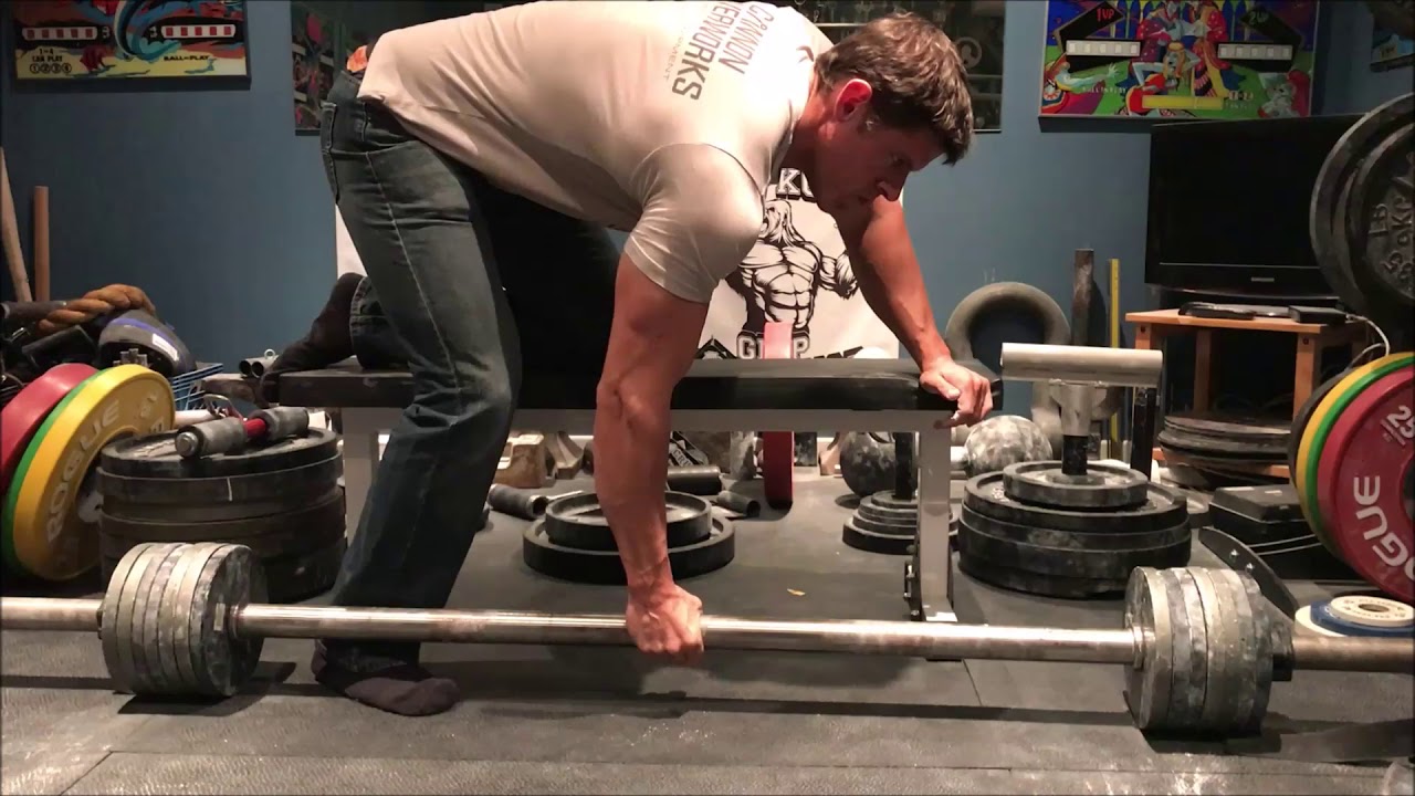 Eric Roussin - 175-lb Axle Rows - YouTube