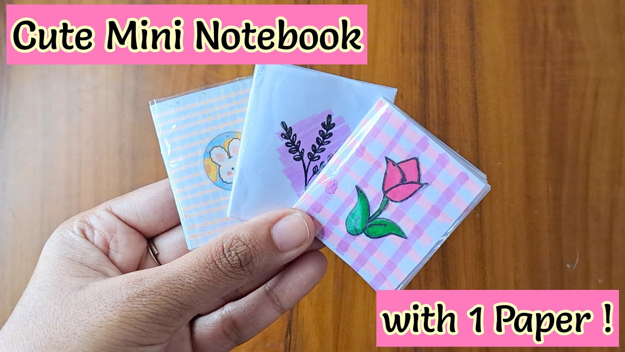 Easy mini notebook in tamil | white paper crafts tamil | Back to school ...