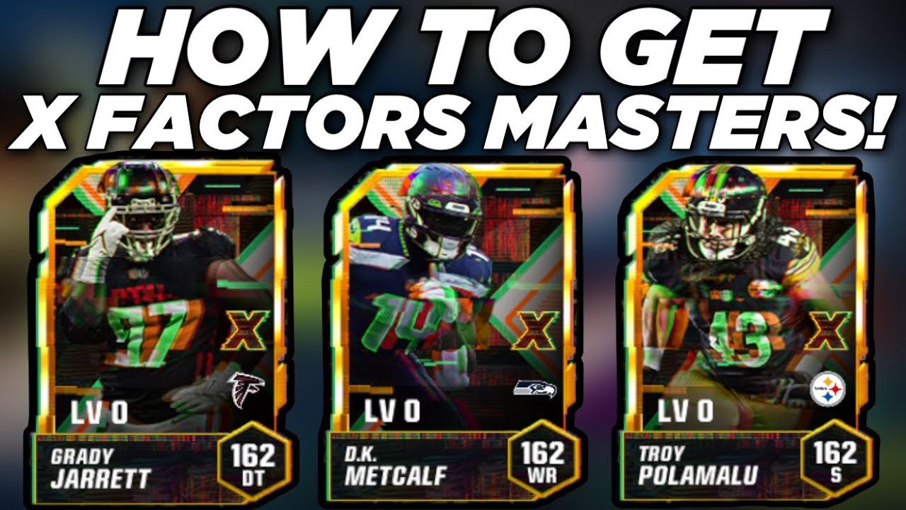 HOW TO GET X-FACTOR ICONICS FAST & EASY! 162 OVERALL PLAYERS! Madden ...