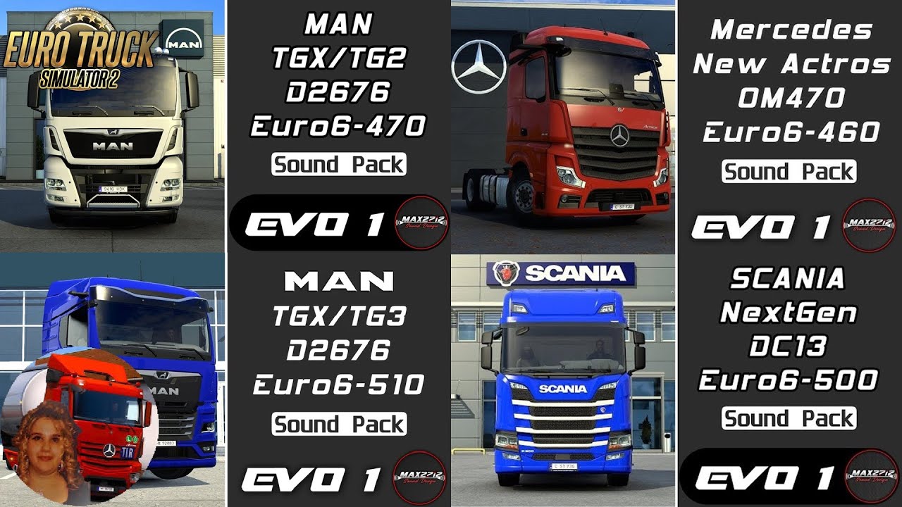 Euro Truck Simulator 2(1.49) "Best Sounds" [EVO1] My Sound Packs by ...