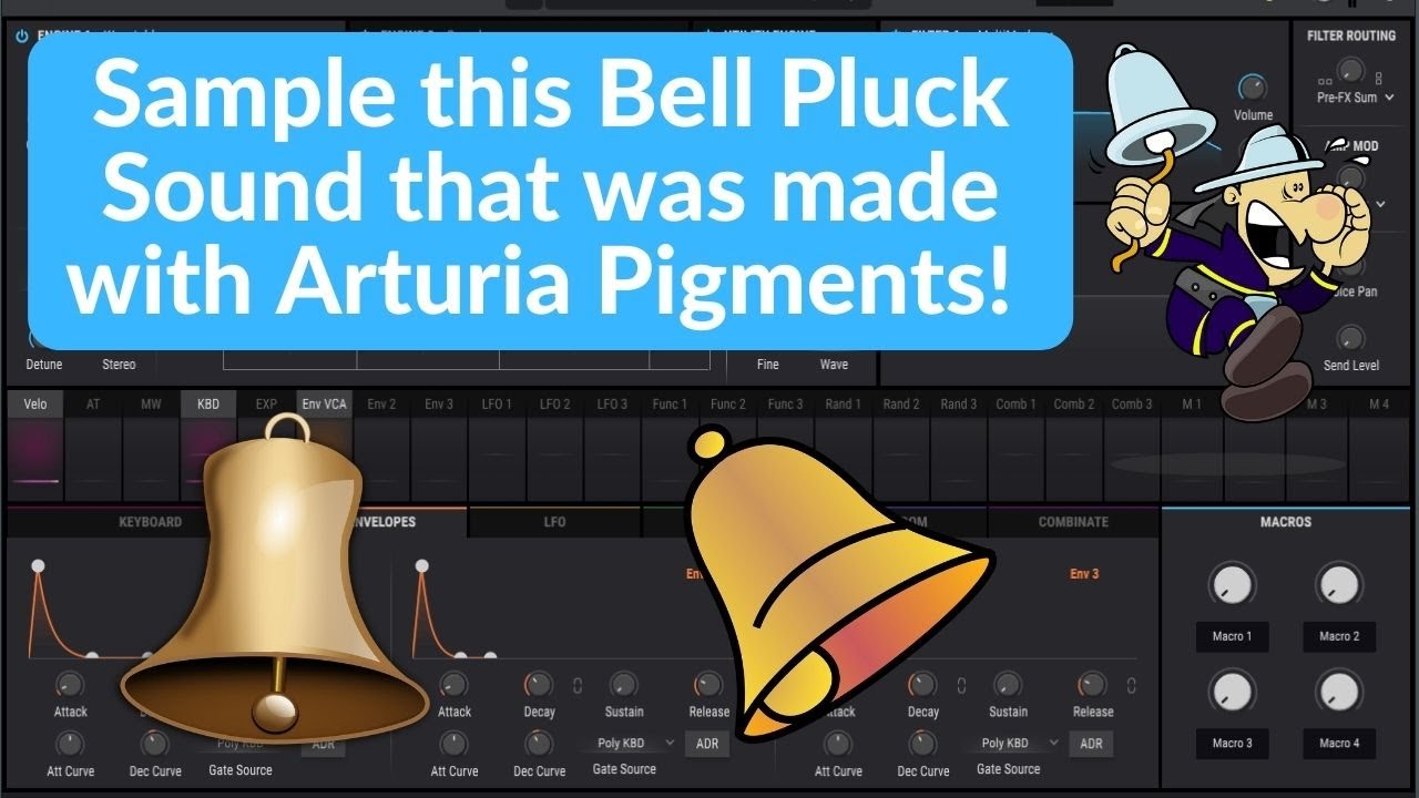 Sample this Bell Pluck sound that was made with Arturia Pigments! - YouTube