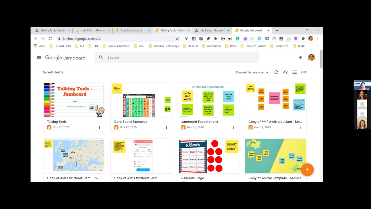 Introduction to Jamboard for Speech Therapy Intervention - YouTube