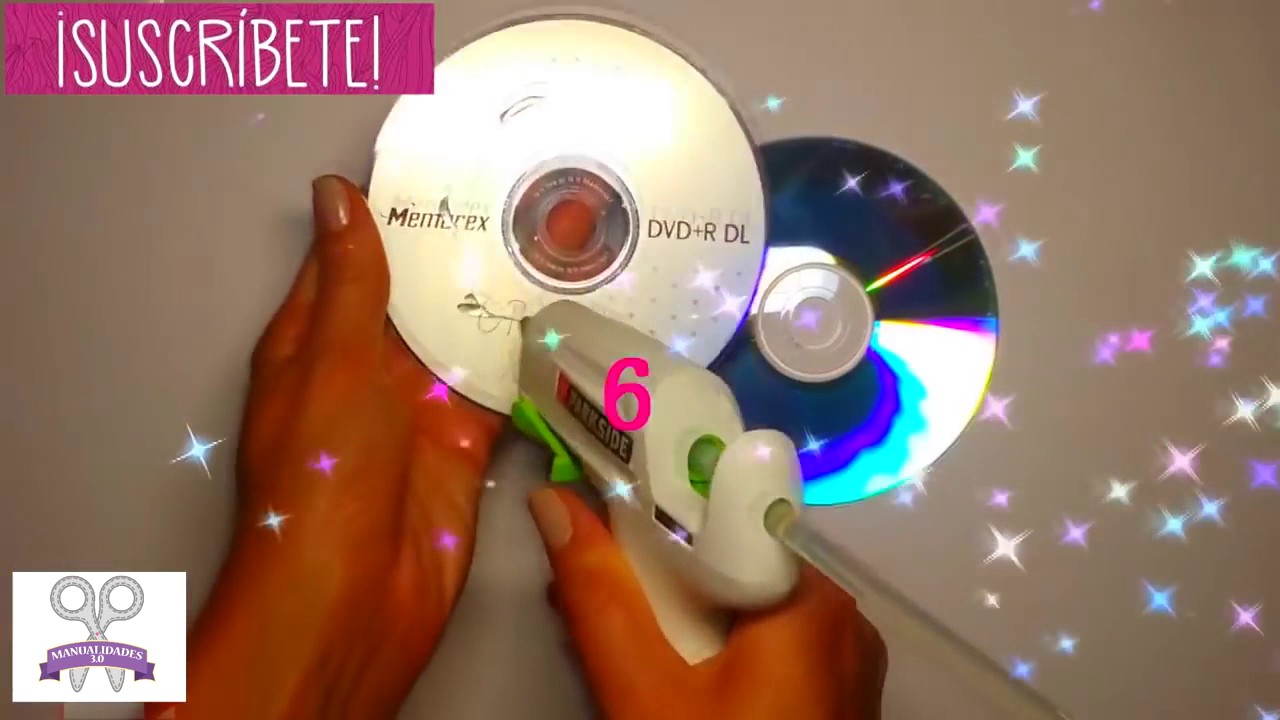 10 formas creativas de reutilizar reciclar sus viejos CDs DVDs - YouTube