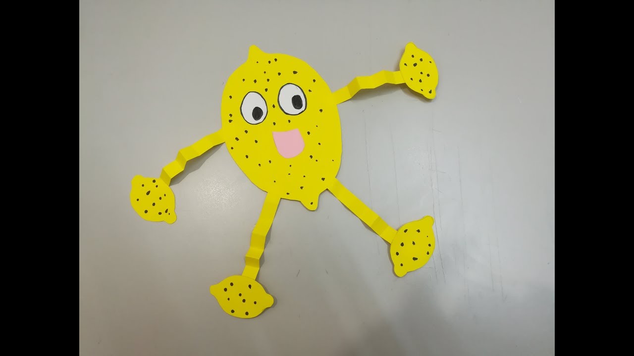 make Lemon Man For Preschool Children - YouTube