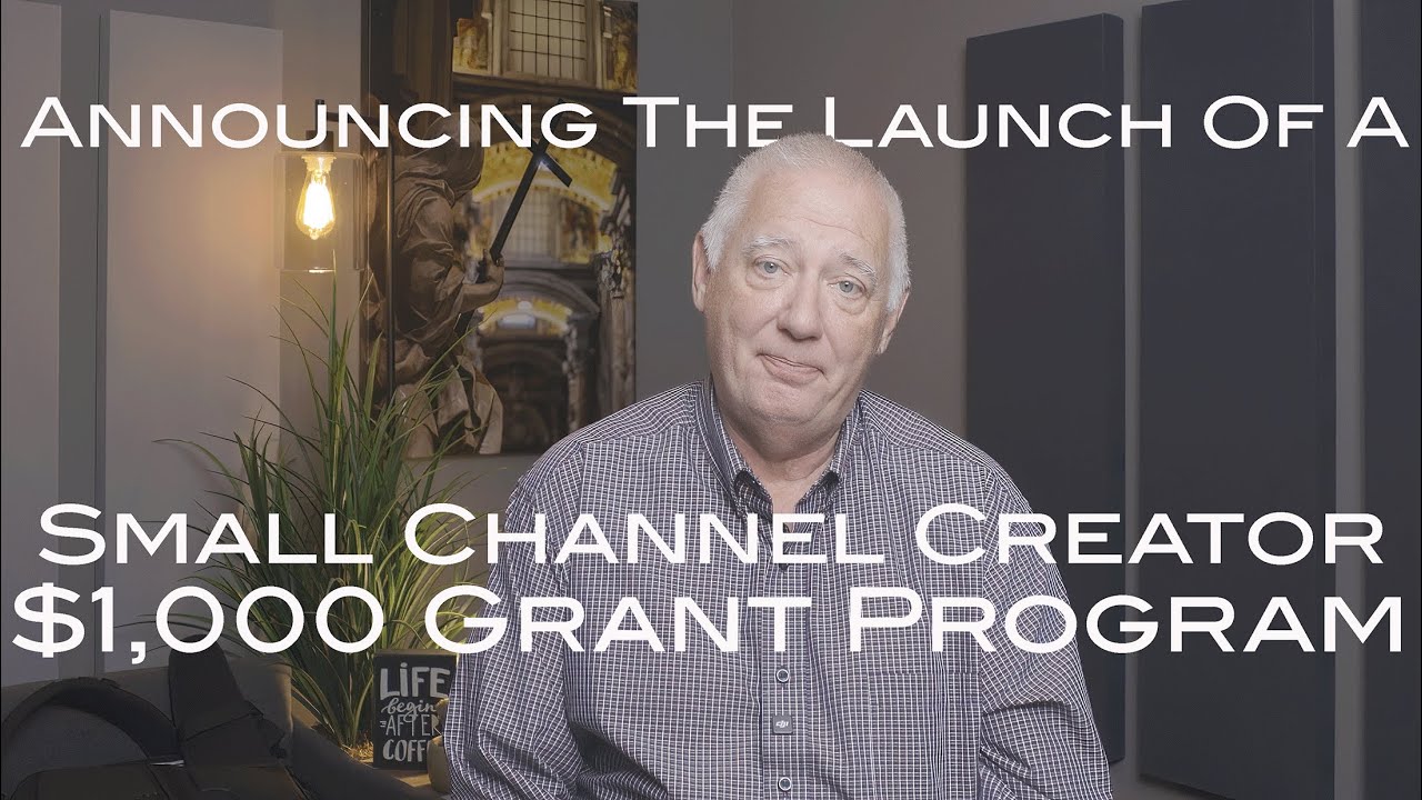 Announcing a New Small Creator Grant Program - YouTube