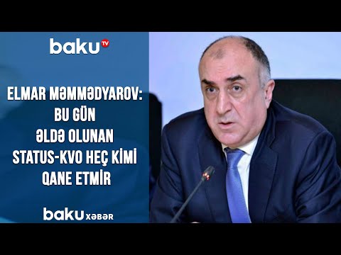 Elmar Məmmədyarov: \