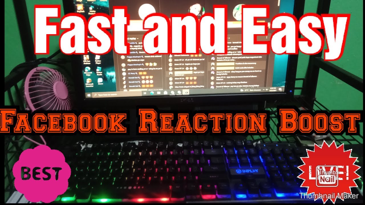 How To Boost Facebook Reactions Using Laptop or Desktop very Easy ...