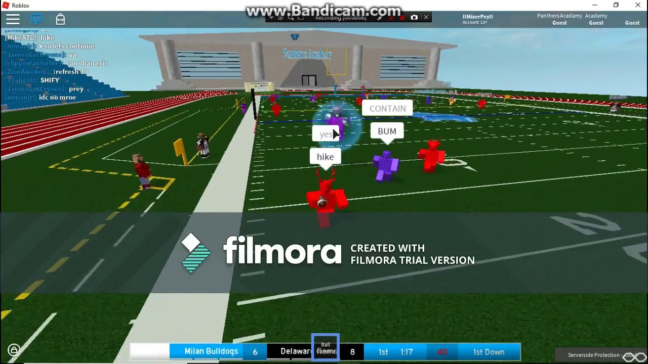 Copy of Milan VS Delaware [ROBLOX FOOTBALL]FFW - YouTube