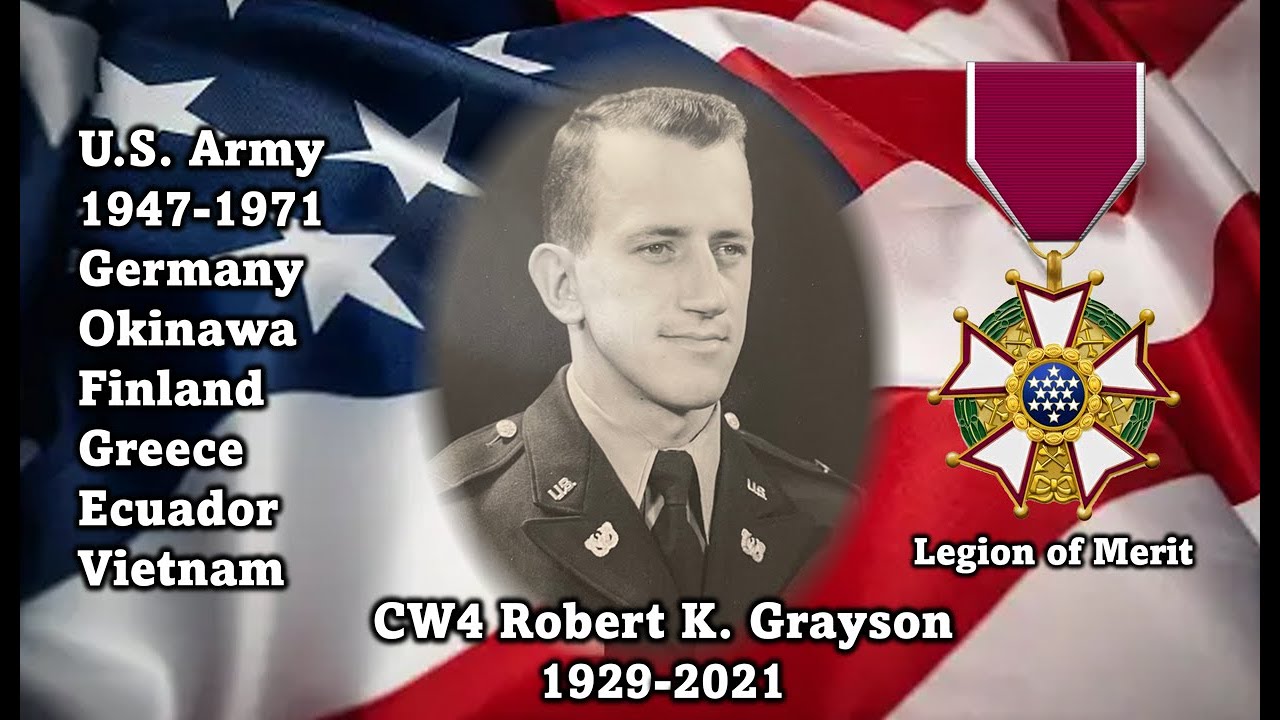 CW4 Robert K Grayson Funeral at Arlington National Cemetery - YouTube