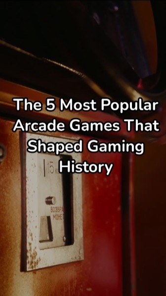 Top 5 most popular arcade games #knowledge #facts #information #gaming #epic - YouTube