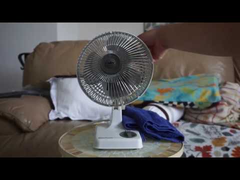 7" Windmere oscillating desk fan model DF-7 remake - YouTube