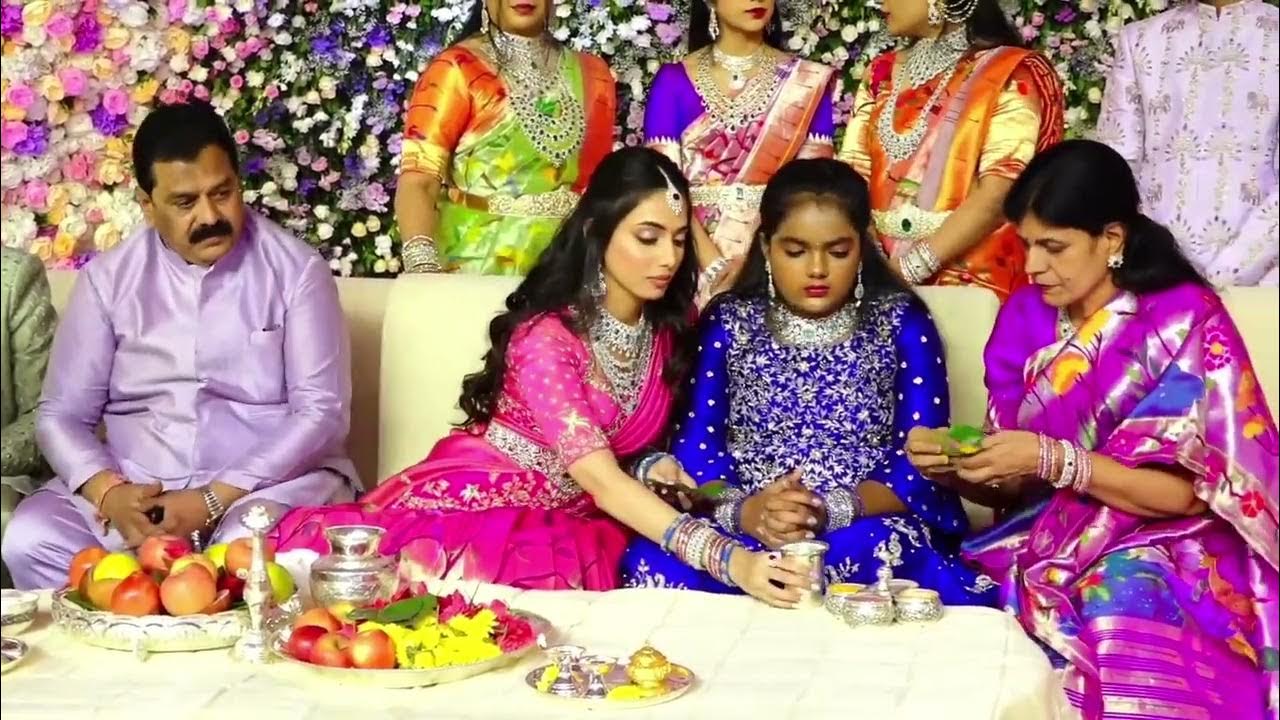 Dinesh Reddy & Sirisha Reddy Engagement Ceremony Live - YouTube