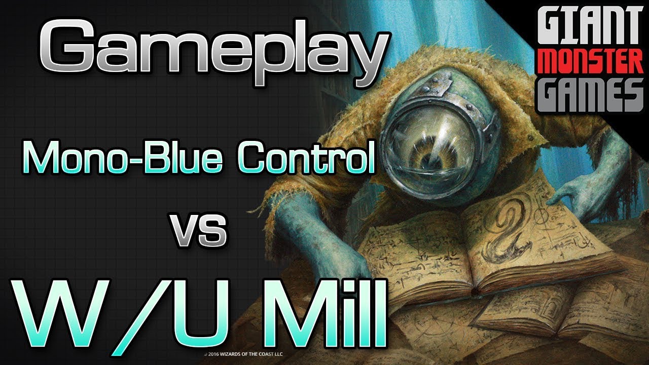 Mono blue control -vs- White Blue Mill - MTGO Gameplay #4 - YouTube