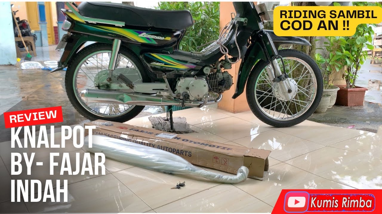 MUSIM RAZIA KNALPOT BRONG ! - Pasang Knalpot Standar Astrea produk Fajar Indah - YouTube