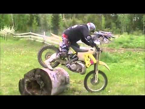 Motocross Log Practice Drowning Pool Rise up Final - YouTube