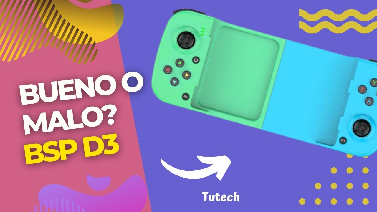 Gamepad BSP D3 | Review | muy bueno para ser real? - YouTube