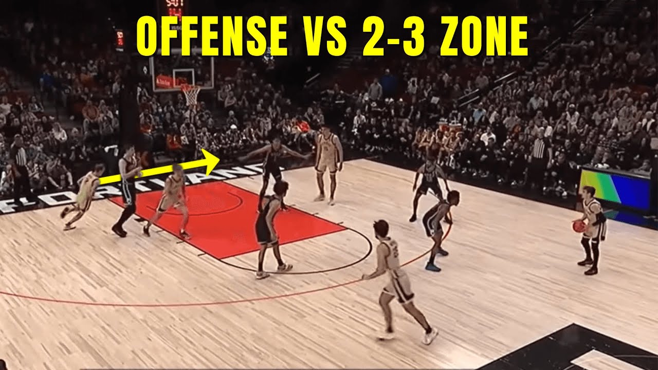 Simple Overload vs 2-3 Zone Defense - YouTube